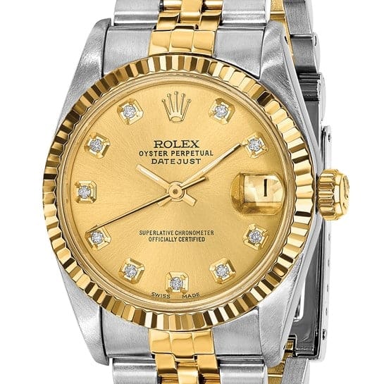 Swiss Crown™ USA Pre-owned Rolex-Independently Certified Steel and 18k ...