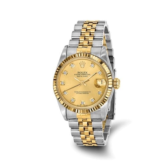 Swiss Crown™ USA Pre-owned Rolex-Independently Certified Steel and 18k ...